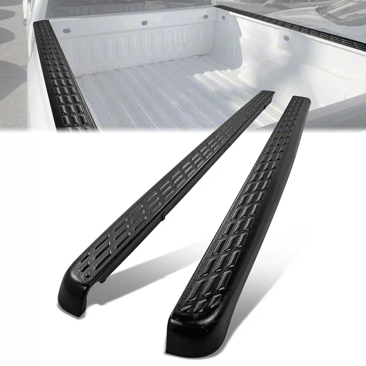 Silverado 1500 Bed Rail Caps; Black (07-13 Silverado 1500 w/ 6.50-Foot ...