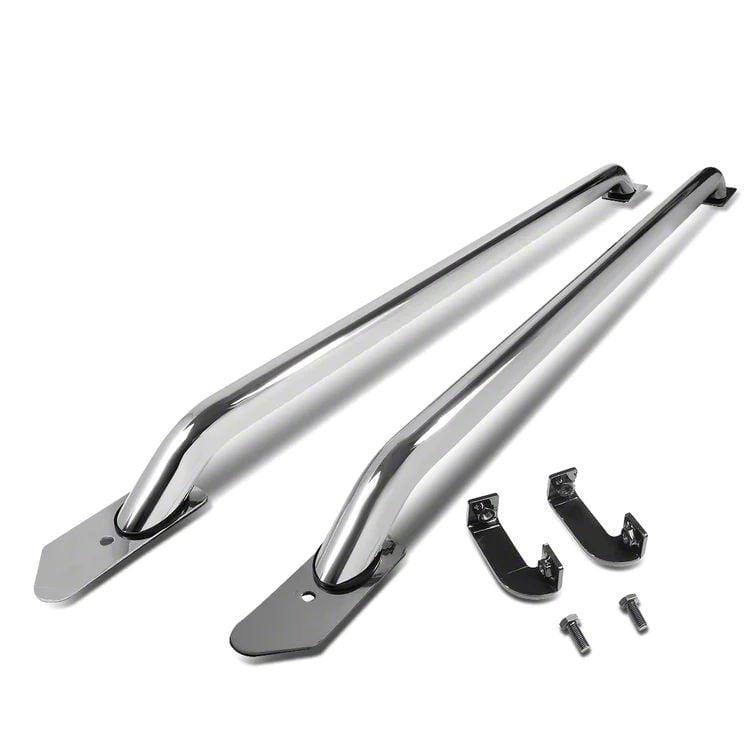 Silverado 1500 Bed Rails; Chrome (14-18 Silverado 1500 w/ 5.80-Foot ...