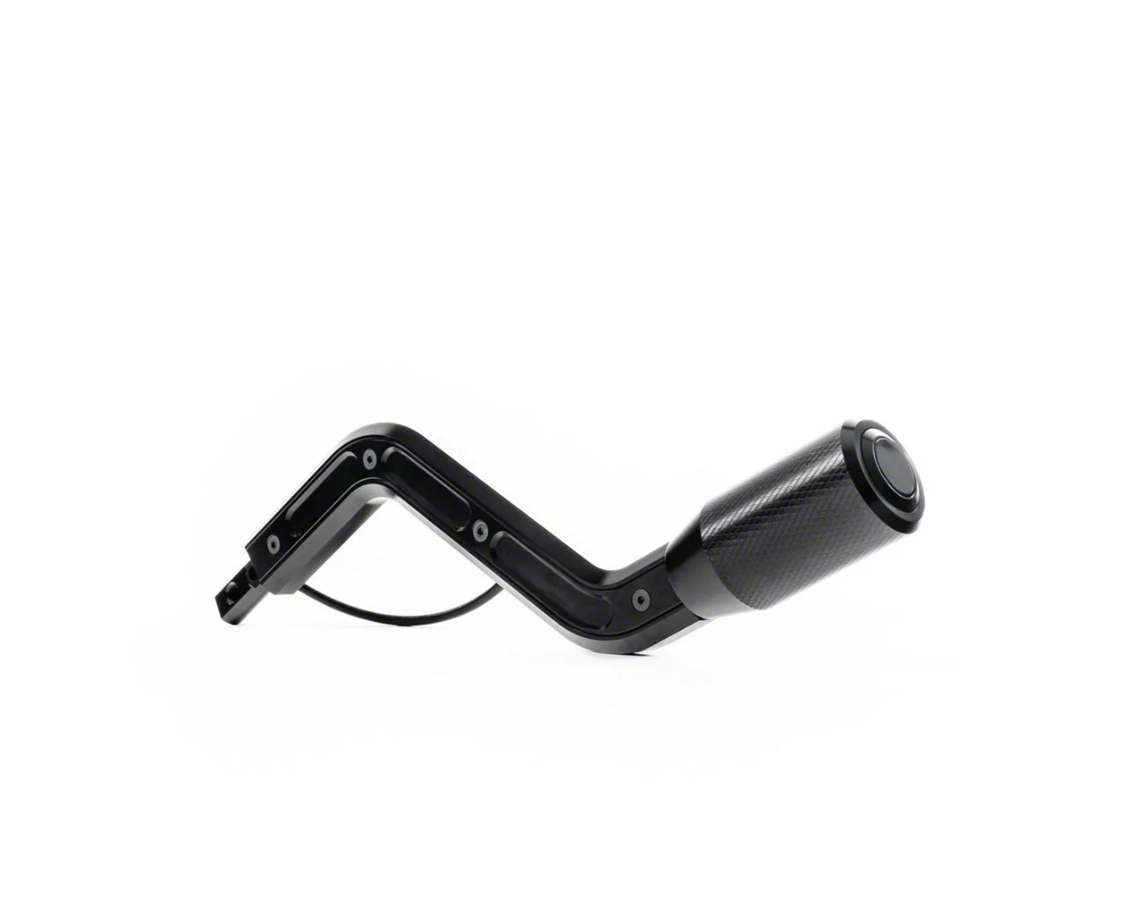 Silverado 1500 Billet Shift Lever with Overdrive Button; Black Anodized ...