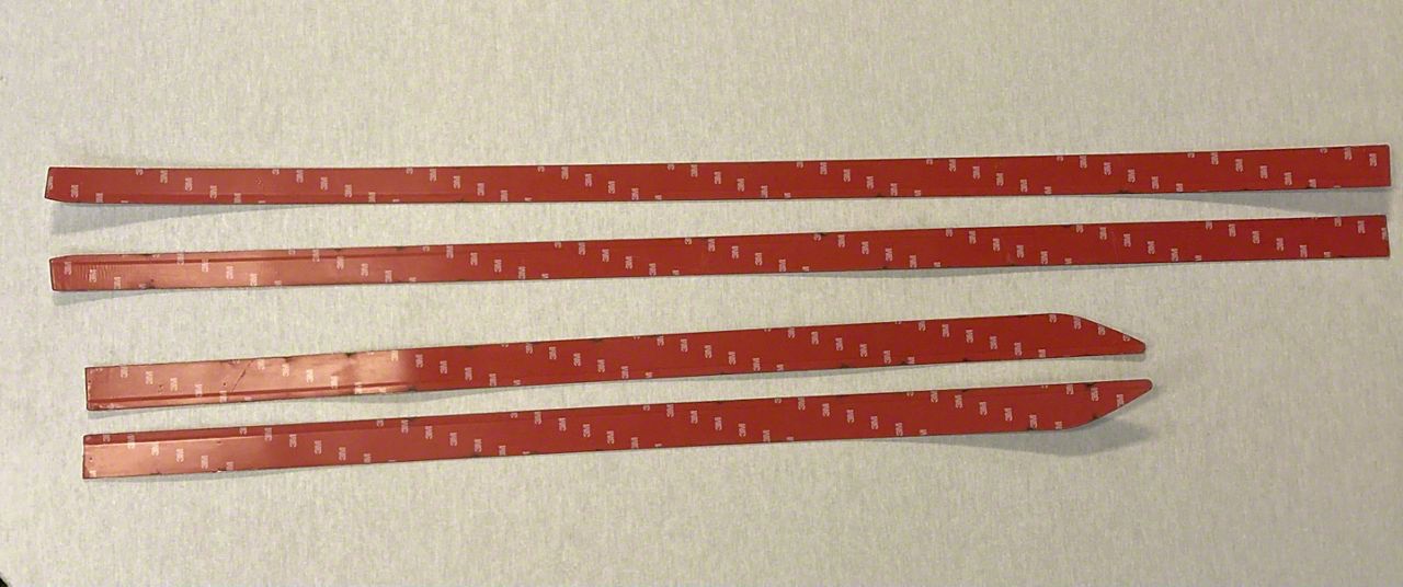 Silverado 1500 Body Side Molding Accent Trim; Stainless Steel (14-18 ...