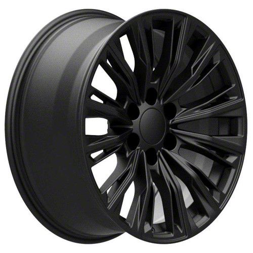 Silverado 1500 CA93 Satin Black 6-Lug Wheel; 24x10; 28mm Offset (19-24 ...