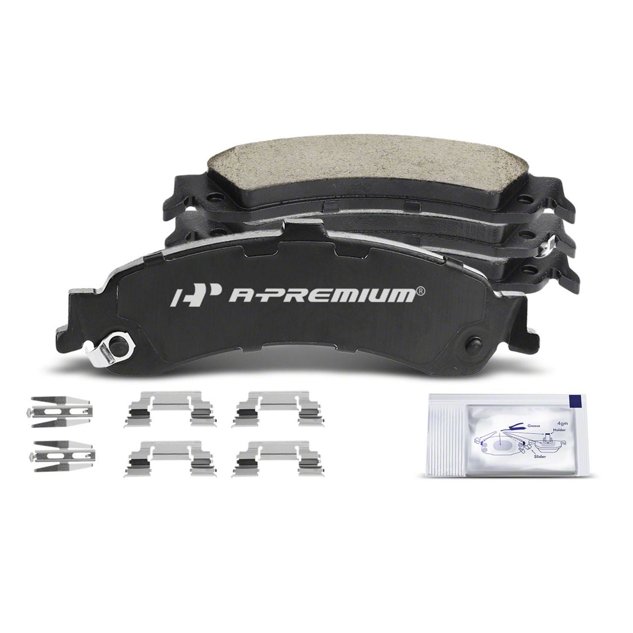 Silverado 1500 Ceramic Brake Pads; Rear Pair (01-06 Silverado 1500 w ...