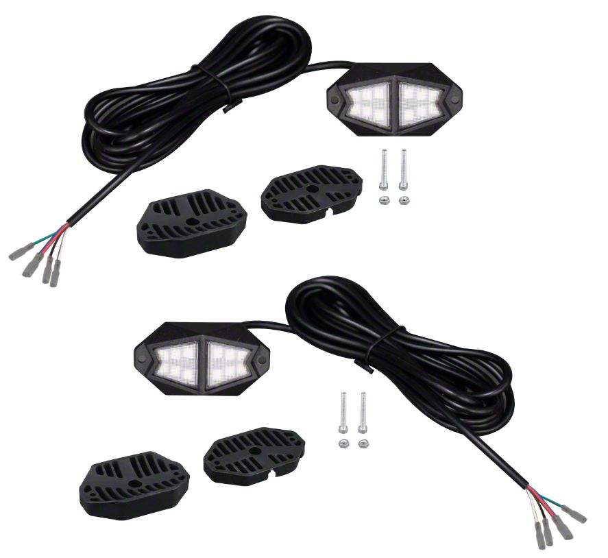 Silverado 1500 ColorTRAIL RGBW Multicolor Rock Light System with 9-Foot ...