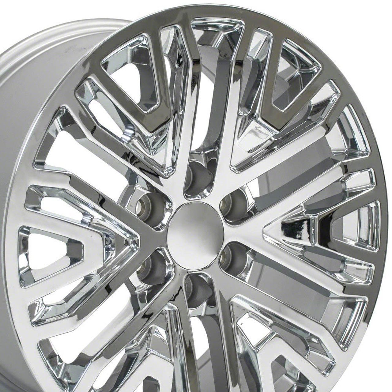 Silverado 1500 CV37 Chrome 6-Lug Wheel; 20x9; 28mm Offset (19-26 ...