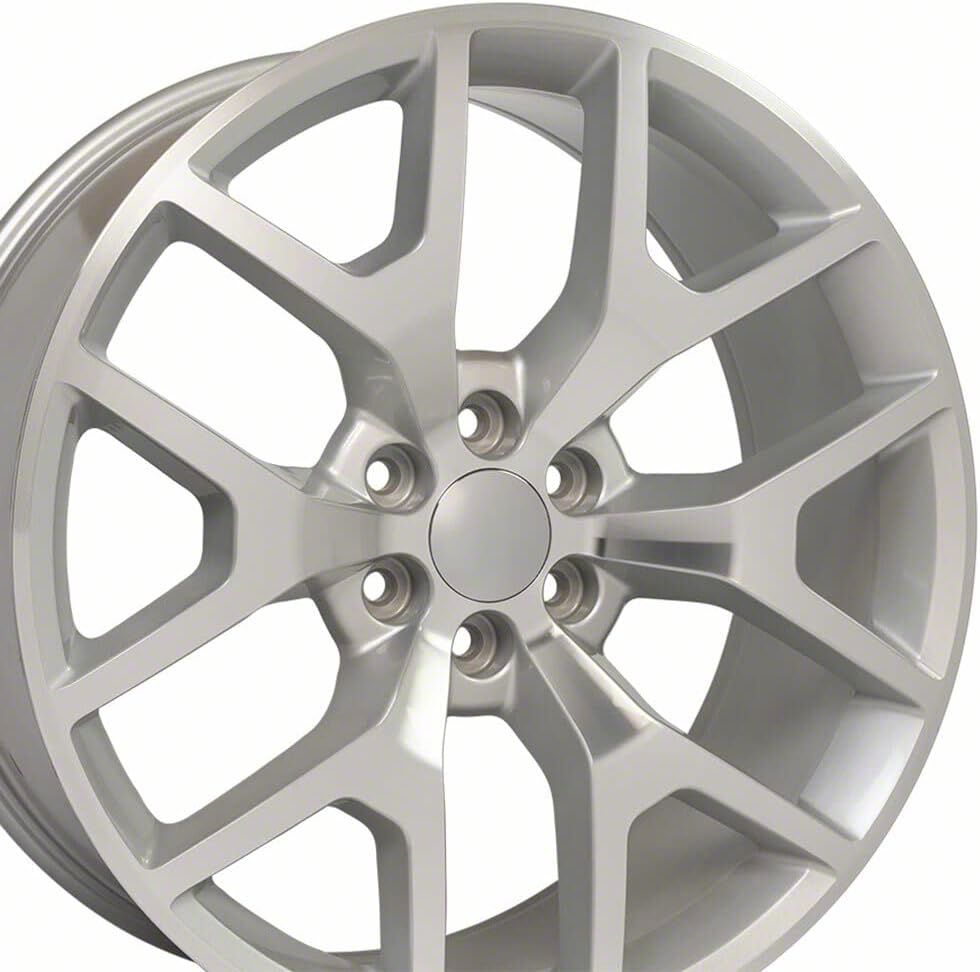Silverado 1500 CV92 Machined 6-Lug Wheel; 24x10; 31mm Offset (19-26 ...