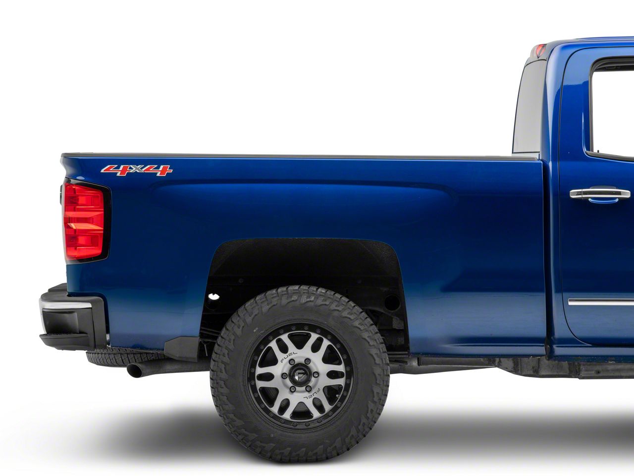 Silverado 1500 Factory Style Rear Bumper with Parking Sensors; Chrome ...