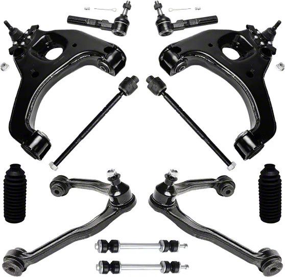 Silverado 1500 Front Upper and Lower Control Arms with Sway Bar Links ...