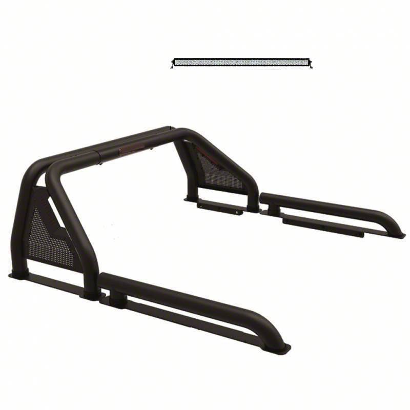 Silverado 1500 Gladiator Roll Bar with 40-Inch LED Light Bar; Black (01 ...