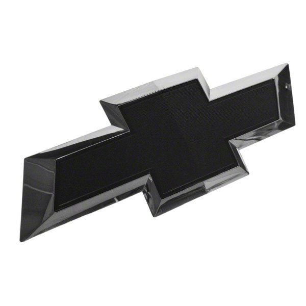Silverado 1500 Grille and Tailgate Mounted Emblems; Black (14-15 ...