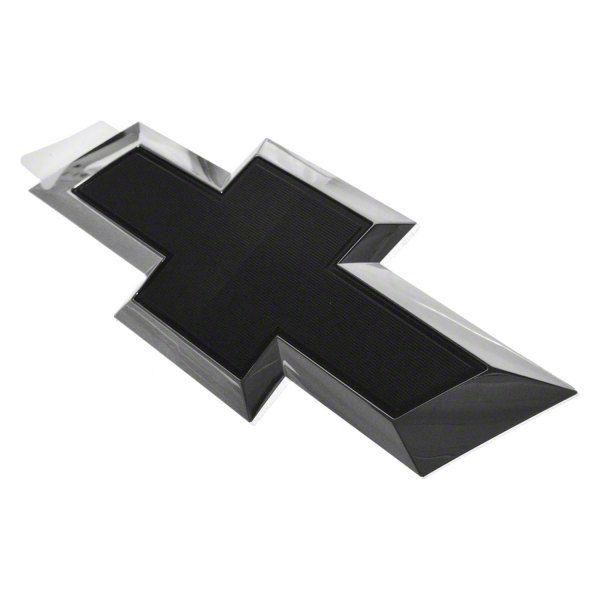 Silverado 1500 Grille and Tailgate Mounted Emblems; Black (14-15 ...