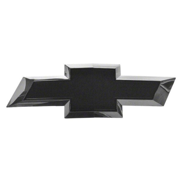 Silverado 1500 Grille and Tailgate Mounted Emblems; Black (14-15 ...