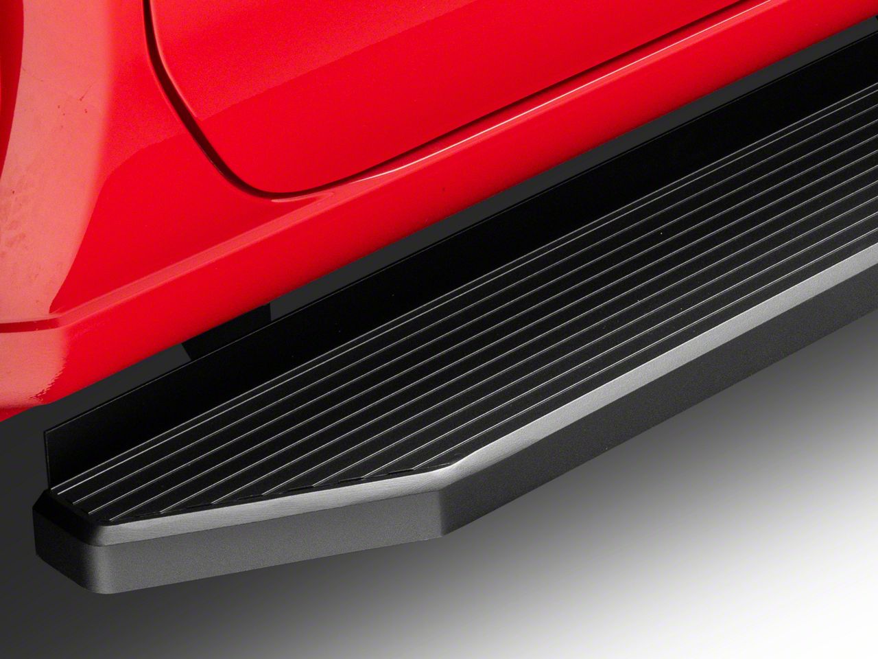 Silverado 1500 H-Style Running Boards; Black (19-24 Silverado 1500 Crew ...