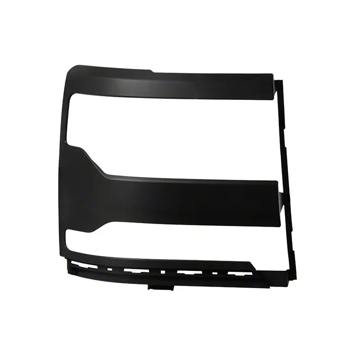 Silverado 1500 Headlight Trim Bezel Cover; Black; Passenger Side (16-18 ...