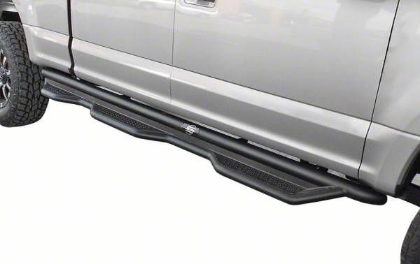 Silverado 1500 Heavy Duty Wheel-to-Wheel Side Step Bars; Textured Black ...