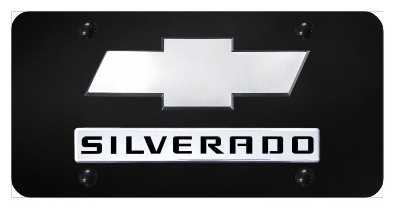 Silverado 1500 Dual Silverado License Plate (Universal; Some Adaptation ...
