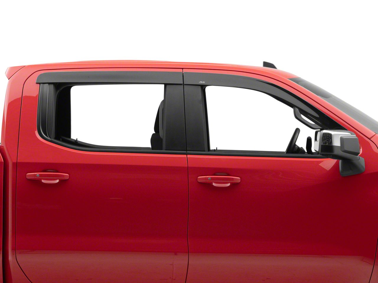 Silverado 1500 Low Profile Ventvisor Window Deflectors; Front and Rear ...