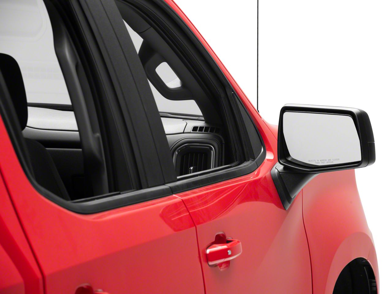 Silverado 1500 Manual Folding Mirrors with Spotter Glass; Textured ...