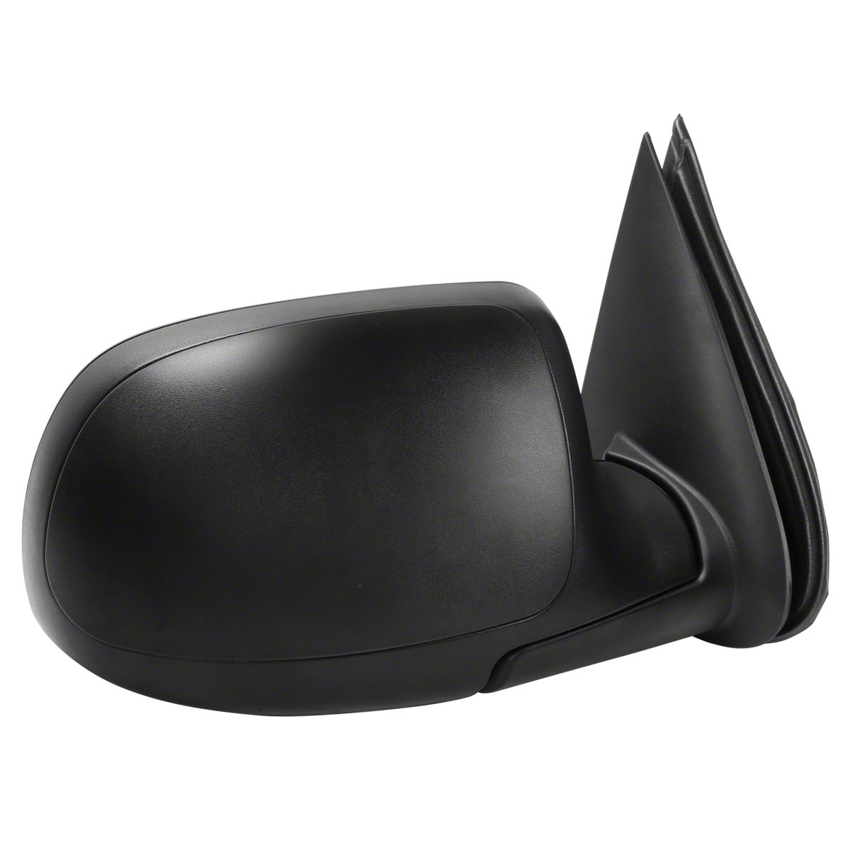 Silverado 1500 Manual Side Mirror; Passenger Side; Matte Black (99-02 ...