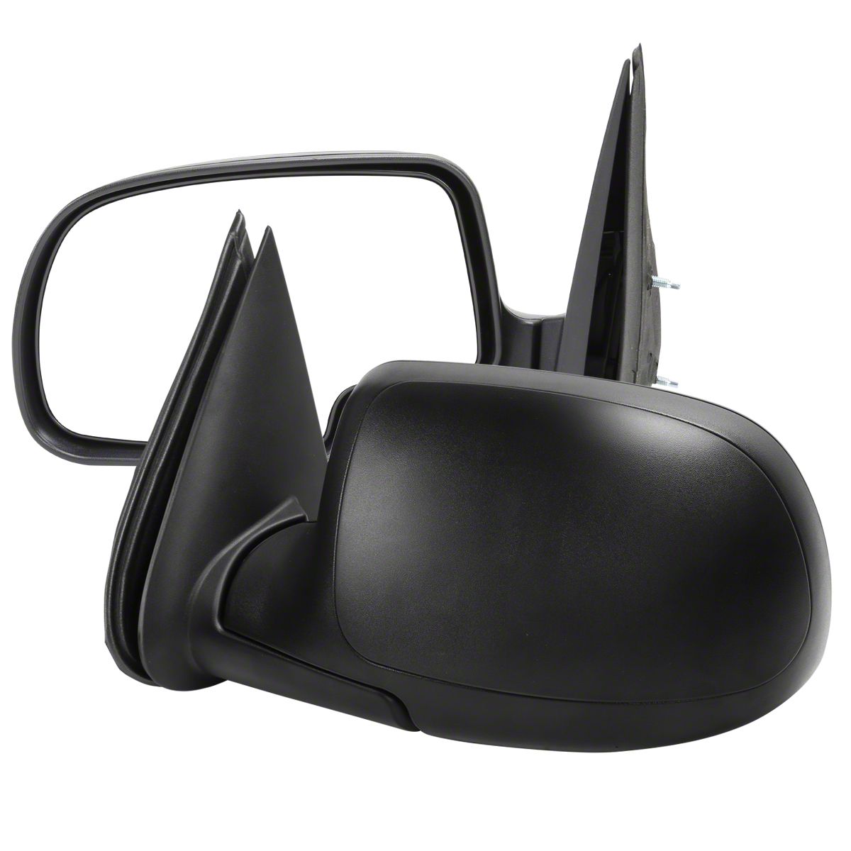 Silverado 1500 Manual Side Mirrors; Matte Black (99-02 Silverado 1500 ...