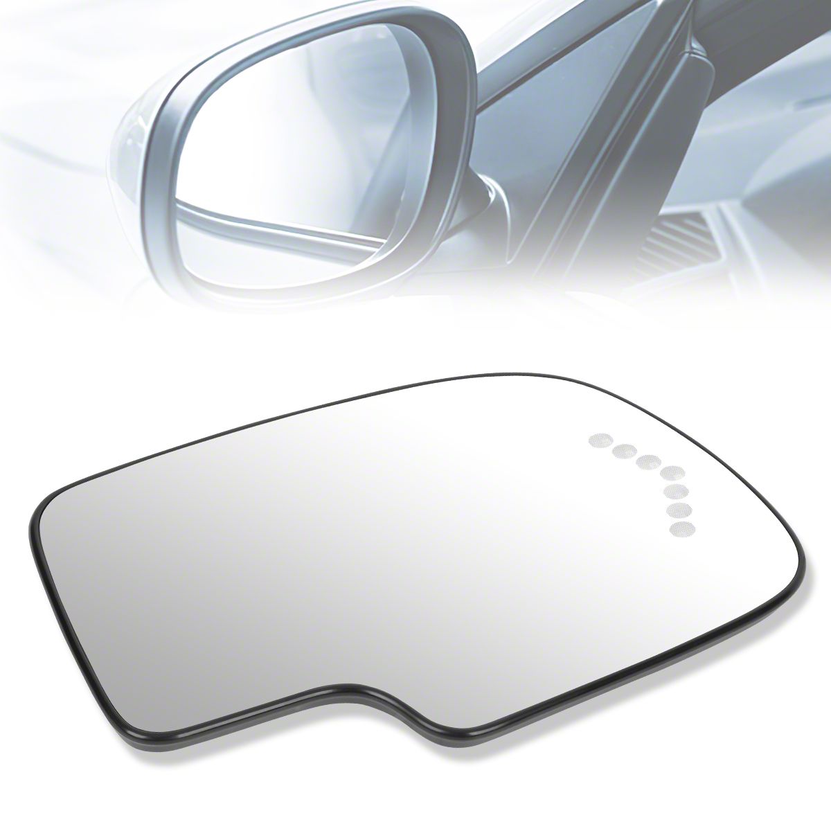Silverado 1500 OE Style Mirror Glass with Turn Signal Indicator ...