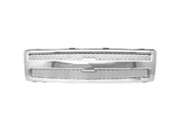 Silverado 1500 OE Style Upper Replacement Grille; Chrome (12-13 ...