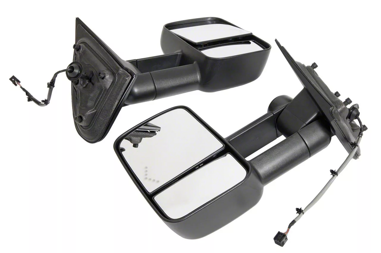 Silverado 1500 OEM Style Extendable Towing Mirrors with Turn Signals ...