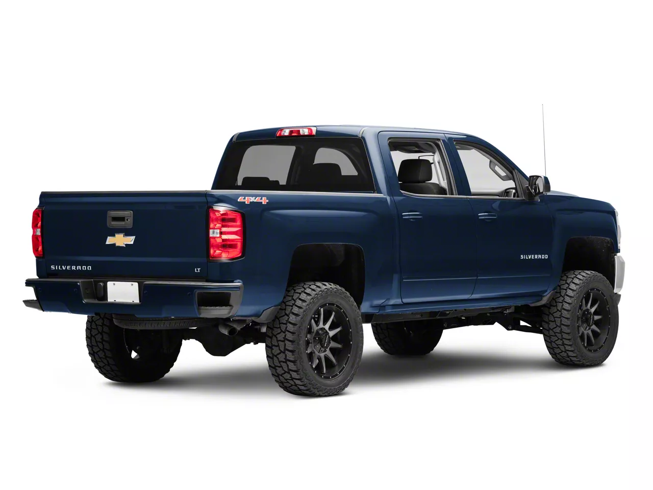 Silverado 1500 OEM Style Steel Rear Bumper; Pre-Drilled for Backup ...