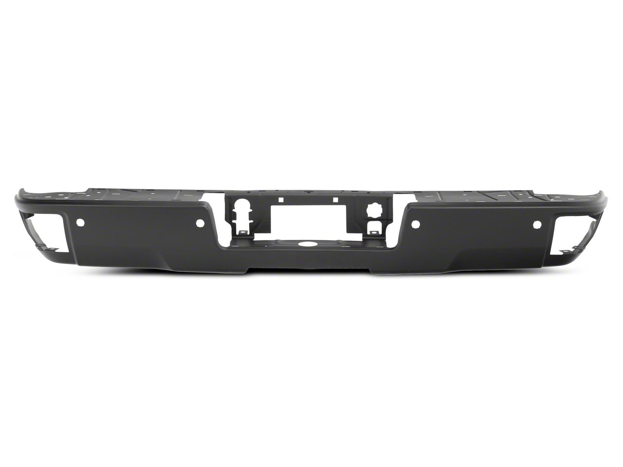Silverado 1500 OEM Style Steel Rear Bumper Shell; Pre-Drilled for ...