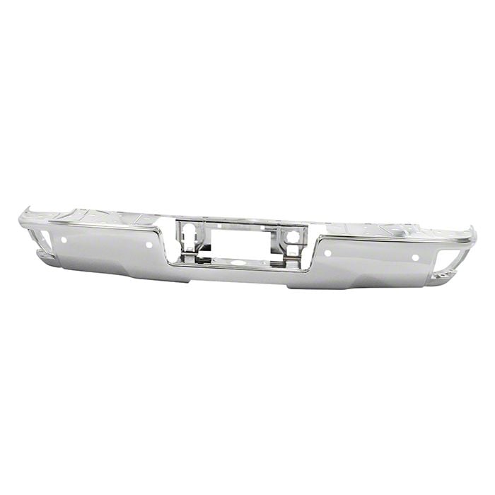 Silverado 1500 OEM Style Steel Rear Bumper Shell; Pre-Drilled for ...
