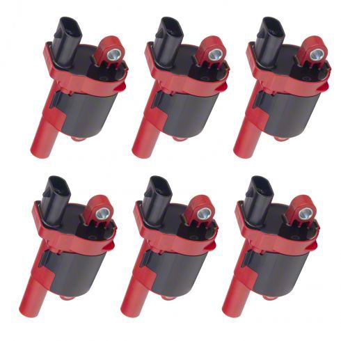 Silverado 1500 Performance Ignition Coil Kit; Round Style (14-26 4.3L ...