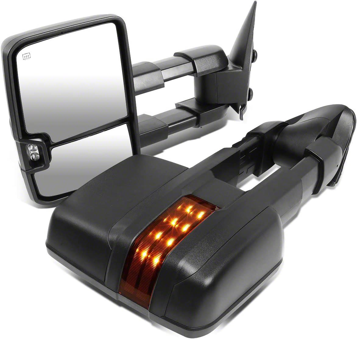 Silverado 1500 Powered Heated Towing Mirrors with Amber Turn Signals ...