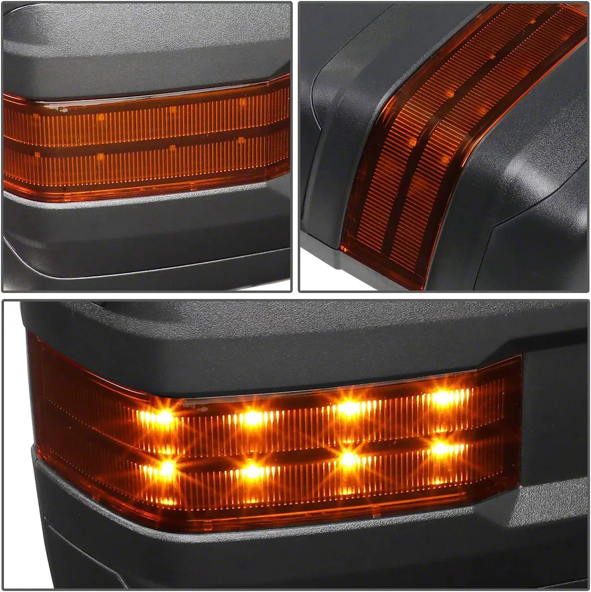 Silverado 1500 Powered Heated Towing Mirrors with Amber Turn Signals ...