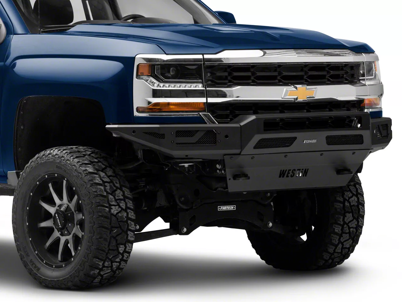 Westin Silverado 1500 Pro-Mod Front Bumper; Textured Black 58-41005 (16 ...