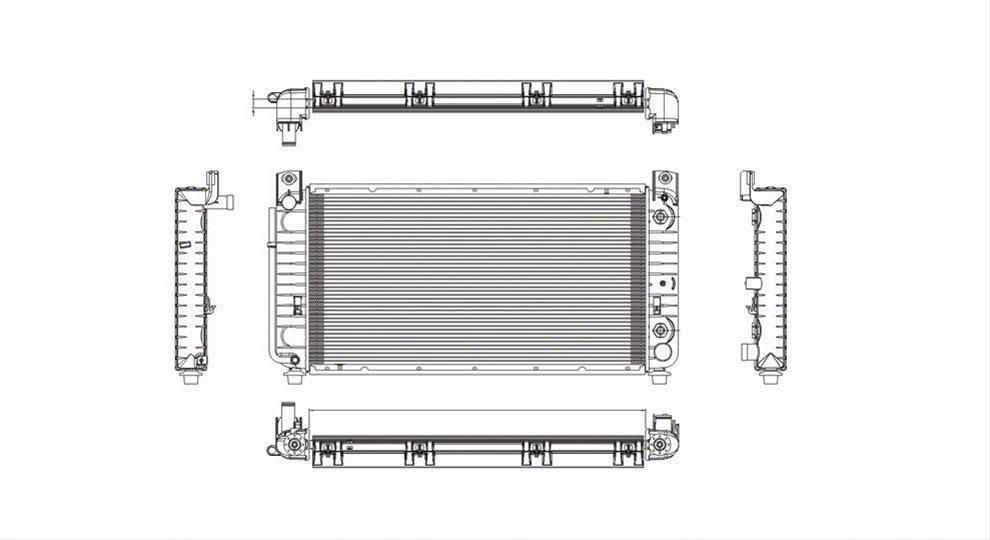 Silverado 1500 Radiator (99-02 Silverado 1500; 03-06 6.0L Silverado 1500)