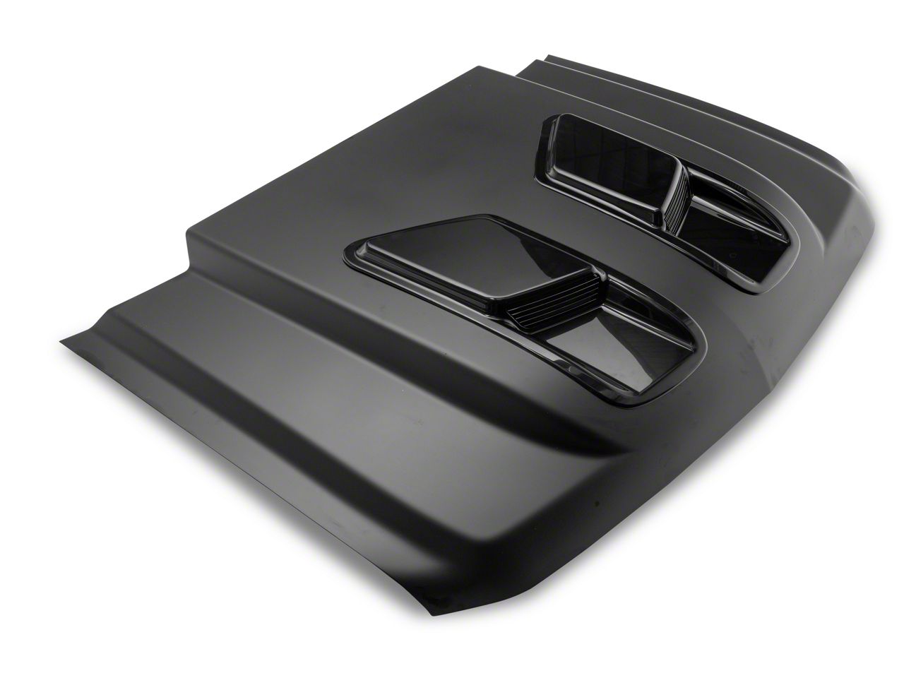 Silverado 1500 Ram Air Style Hood; Unpainted (07-13 Silverado 1500 ...