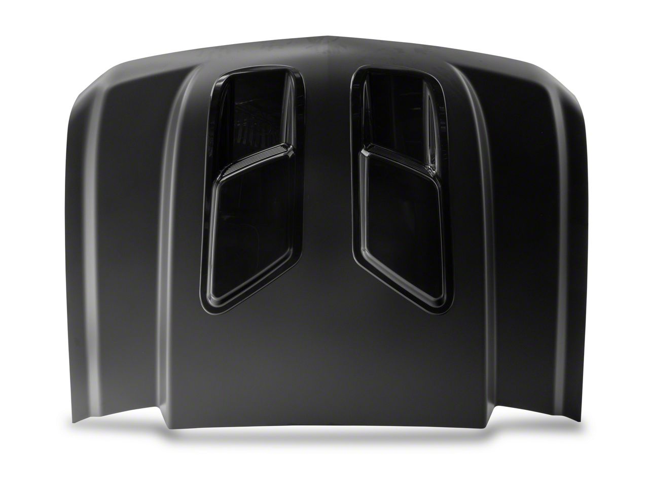 Silverado 1500 Ram Air Style Hood; Unpainted (07-13 Silverado 1500 ...