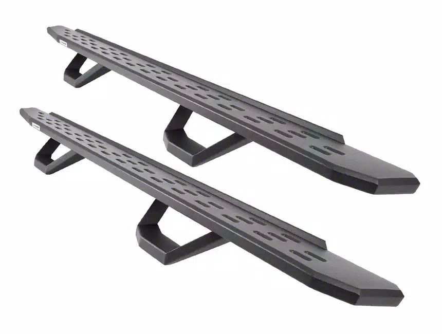 Go Rhino Silverado 1500 RB30 Running Boards with Drop Steps; Textured ...