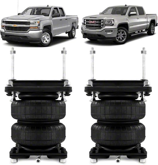 Silverado 1500 Rear Air Helper Spring Bags Kit (99-06 Silverado 1500 ...