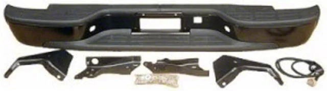 Silverado 1500 Rear Bumper; Black (99-05 Silverado 1500 Stepside)
