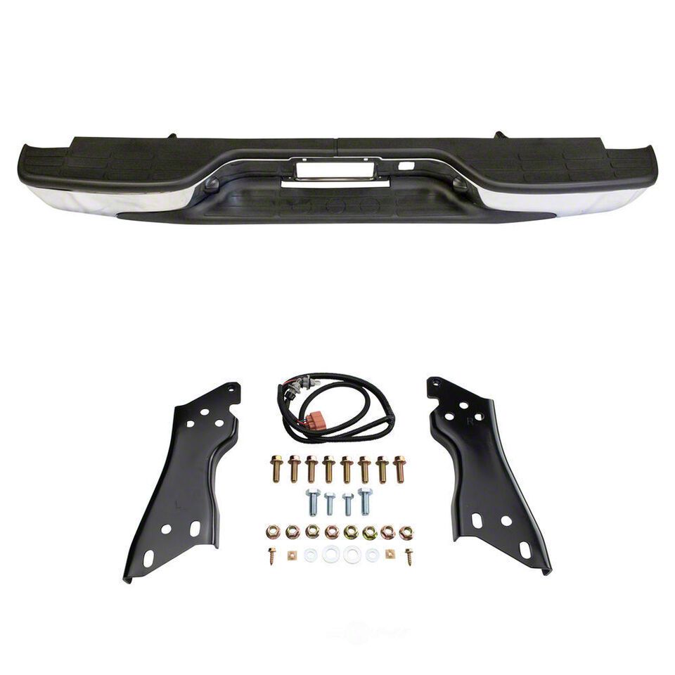 Silverado 1500 Rear Bumper; Chrome (99-06 Silverado 1500 Fleetside ...