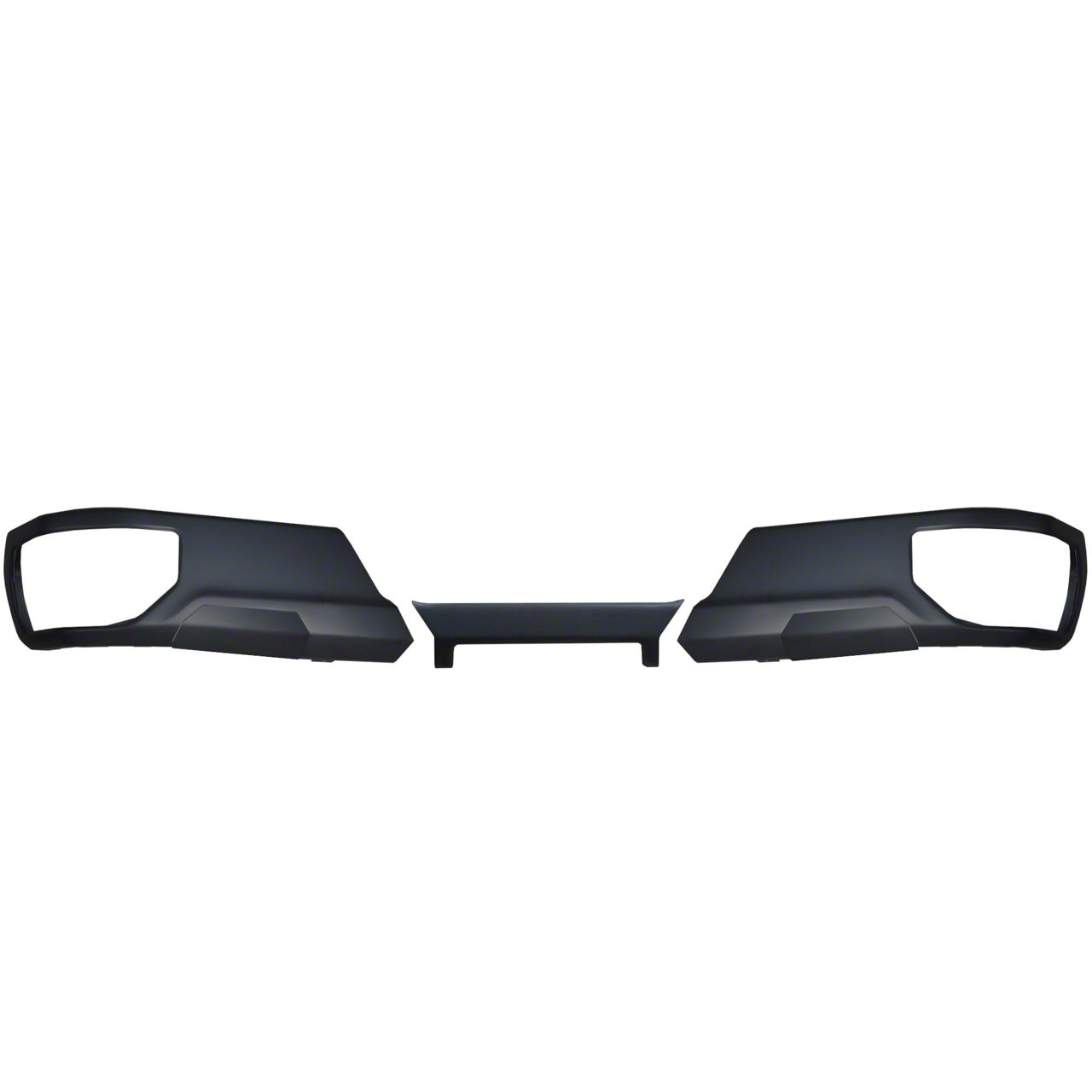 Silverado 1500 Rear Bumper Cover; Armor Coated (19-26 Silverado 1500 w ...