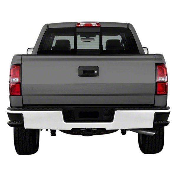 Silverado 1500 Rear Bumper Cover; Not Pre-Drilled for Backup Sensors ...