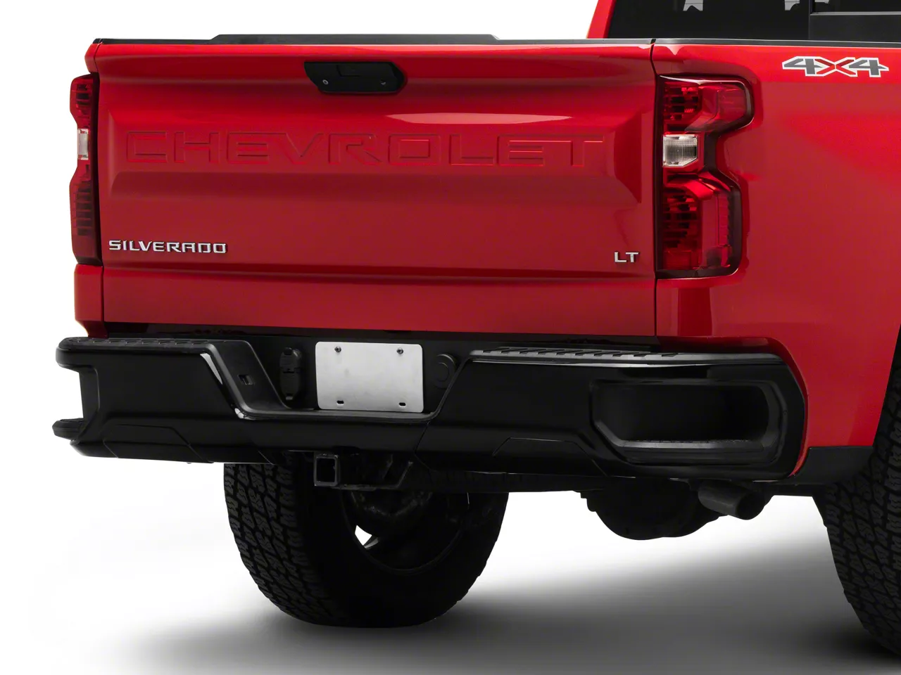 Silverado 1500 Rear Bumper Cover; Not Pre-Drilled for Backup Sensors ...