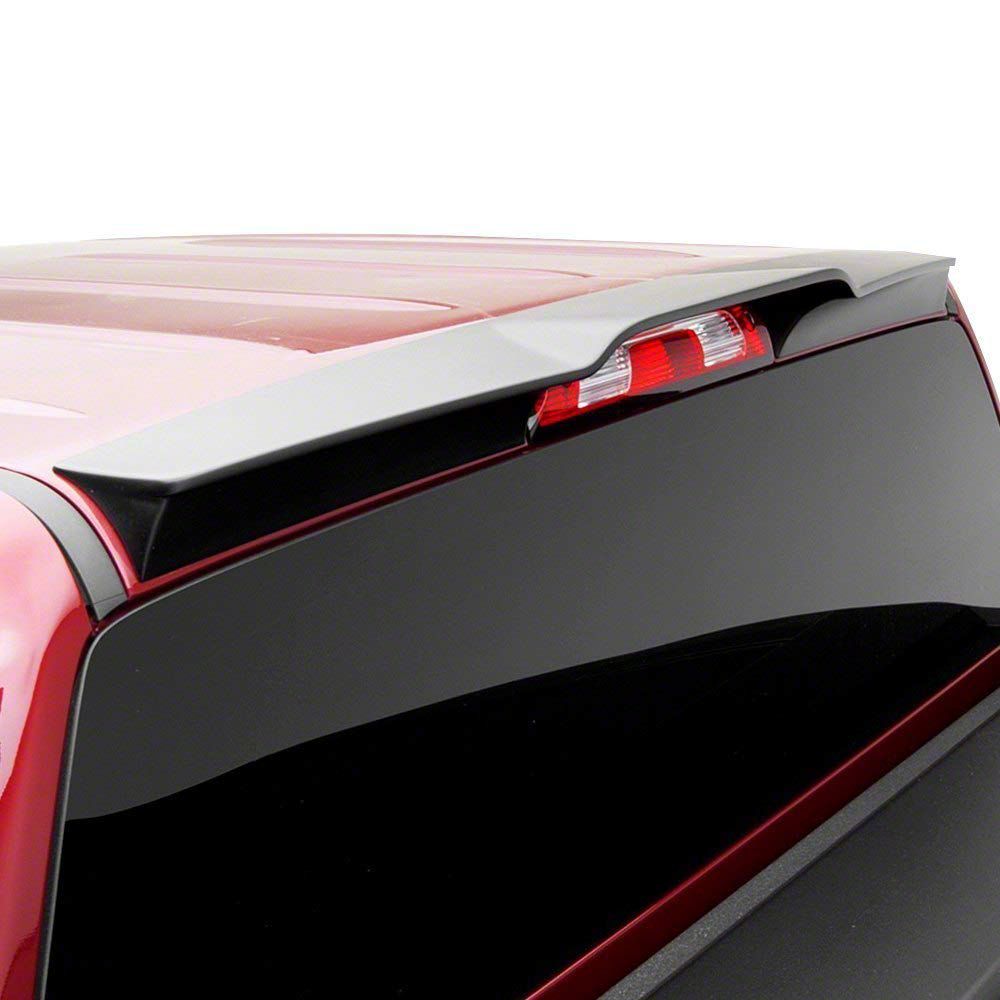 EGR Silverado 1500 Rear Truck Cab Spoiler; Matte Black 981579WB (15-18 ...