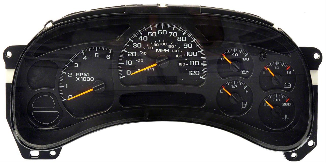 Silverado 1500 Remanufactured Instrument Cluster; 6-Gauge (03-06 ...
