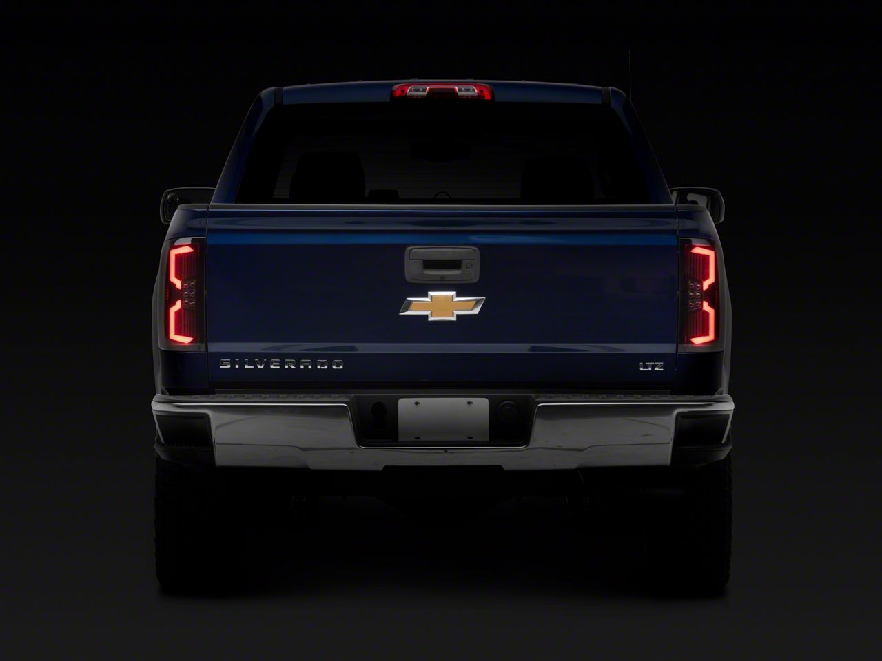 Silverado 1500 Renegade Series V2 Sequential LED Tail Lights; Black ...