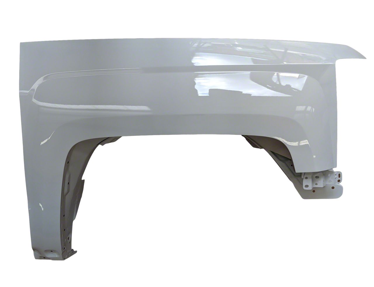Silverado 1500 Replacement OEM Fender; Passenger Side; Olympic White ...