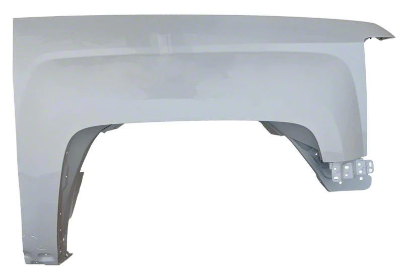 Silverado 1500 Replacement OEM Fender; Passenger Side; White Diamond ...
