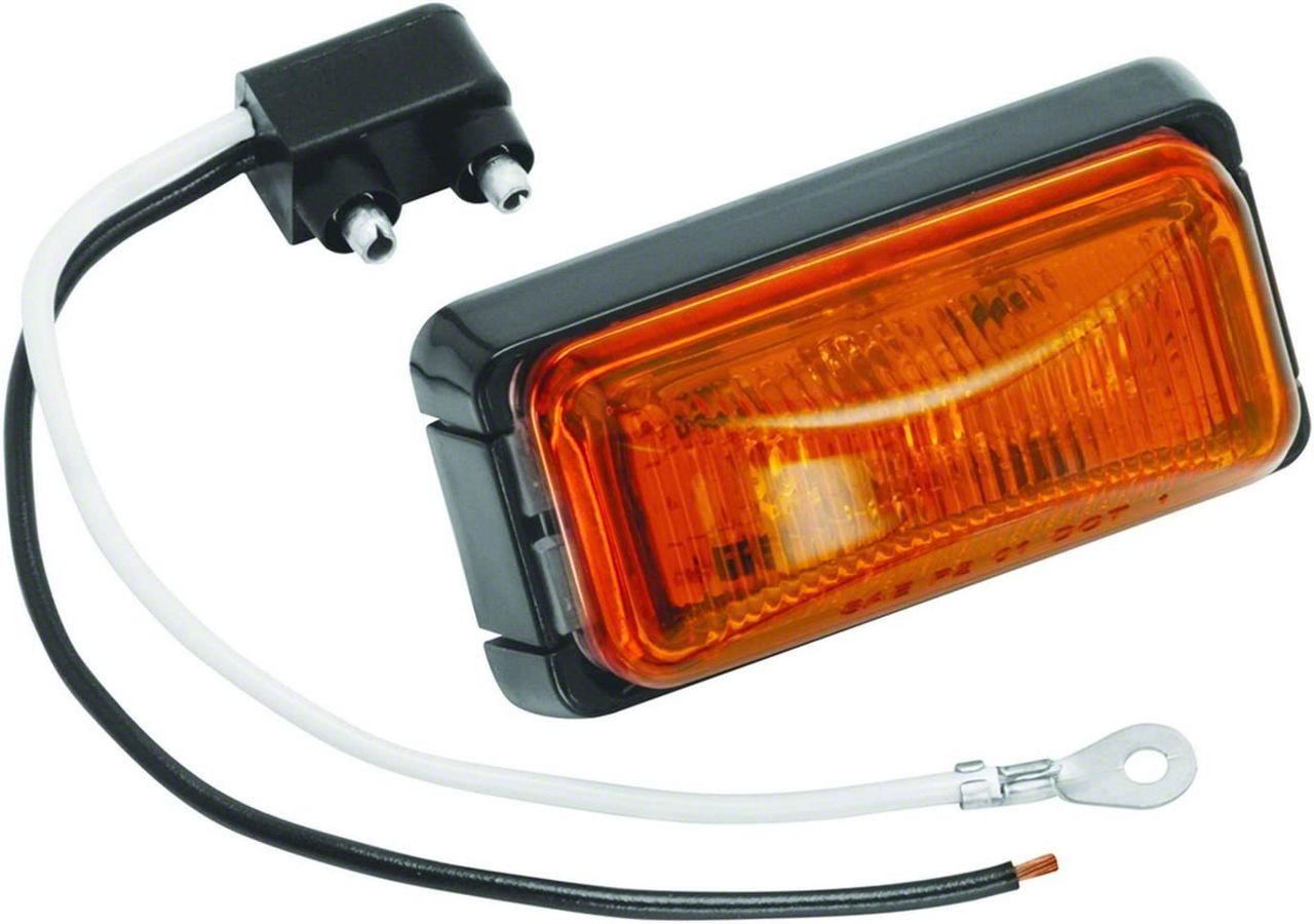 Silverado 1500 Replaecment Trailer Clearance Light LED Module 37; Amber