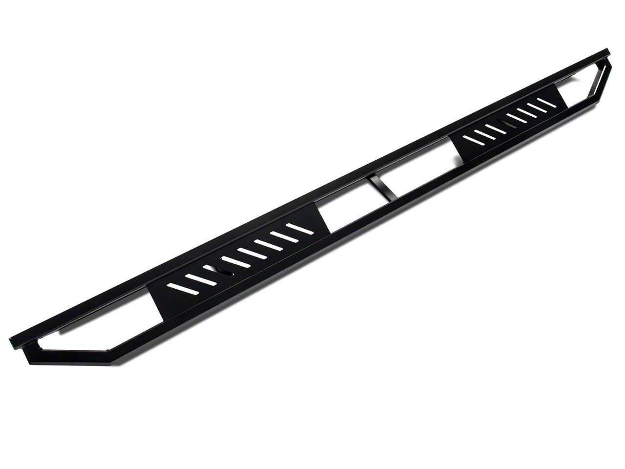 Silverado 1500 Rocker Armor Side Step Bars; Matte Black (19-25 ...